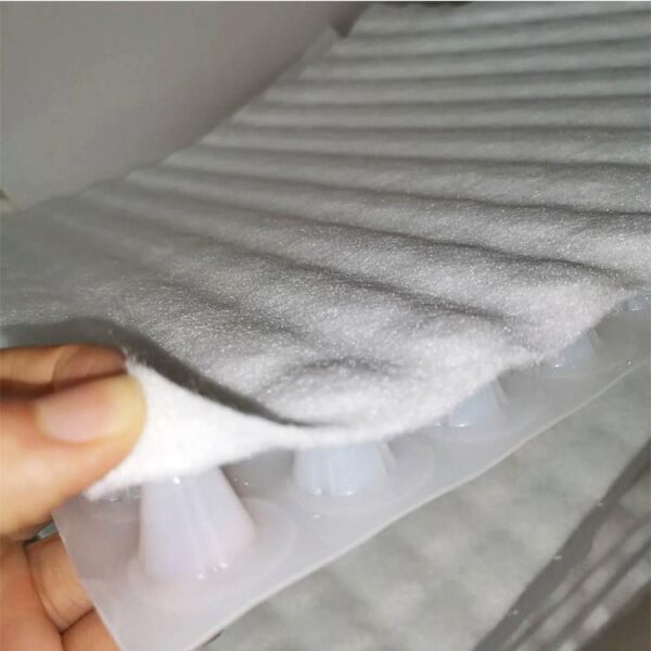 Drainage board with filter geotextile fabric - Geosynthetics ...